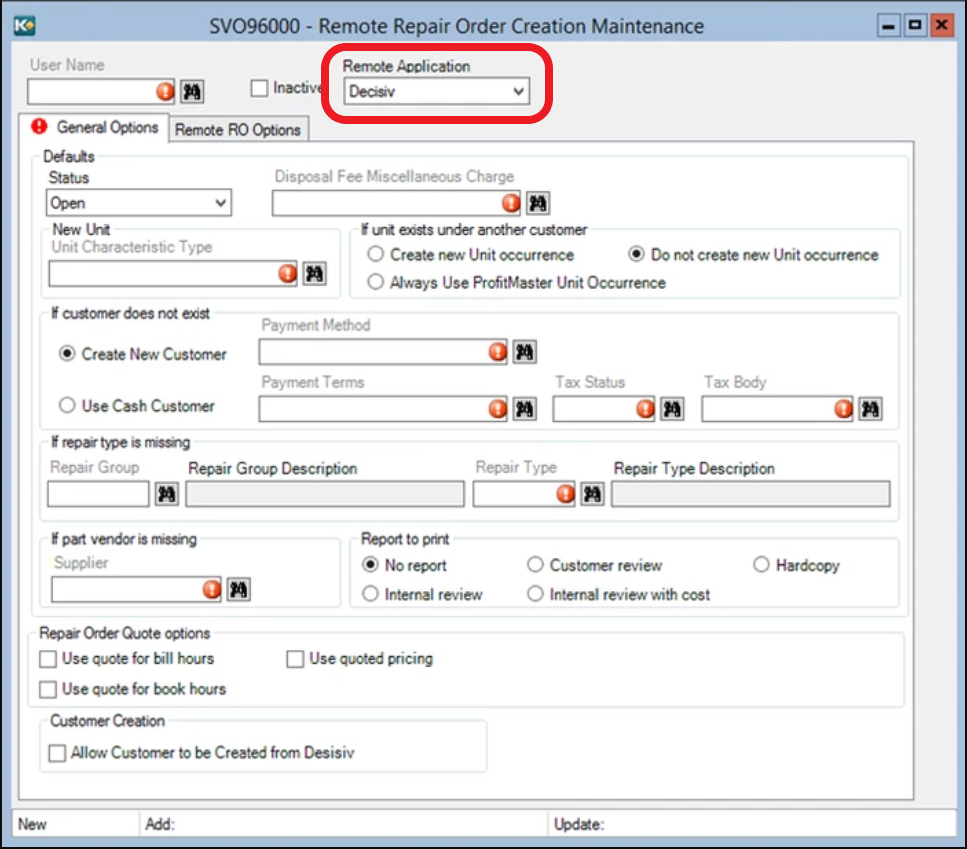 Setup for Karmak Fusion – DMS and DBS Integrations