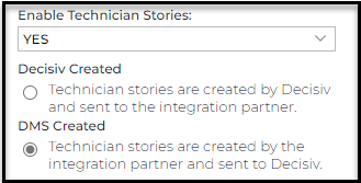 Guide to Enabling Technician Stories Integration – DMS and DBS Integrations
