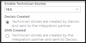 Guide to Enabling Technician Stories Integration – DMS and DBS Integrations
