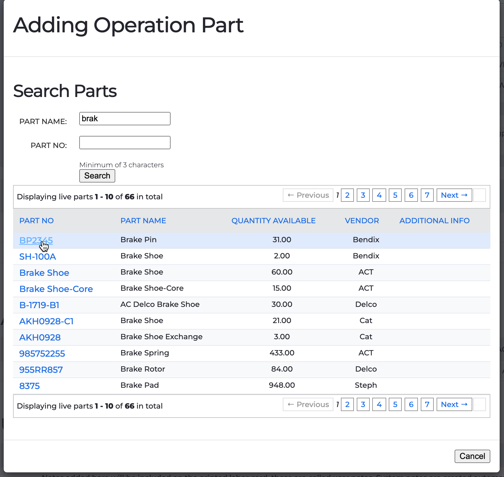 Karmak Parts Search – DMS and DBS Integrations
